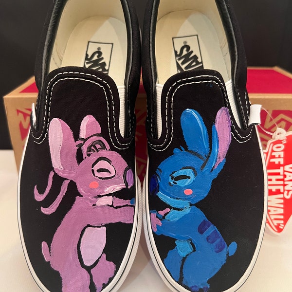 Lilo and Stitch Vans - Etsy