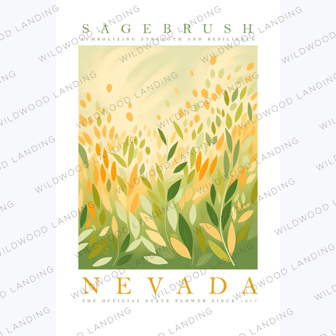 Nevada State Flower - Etsy