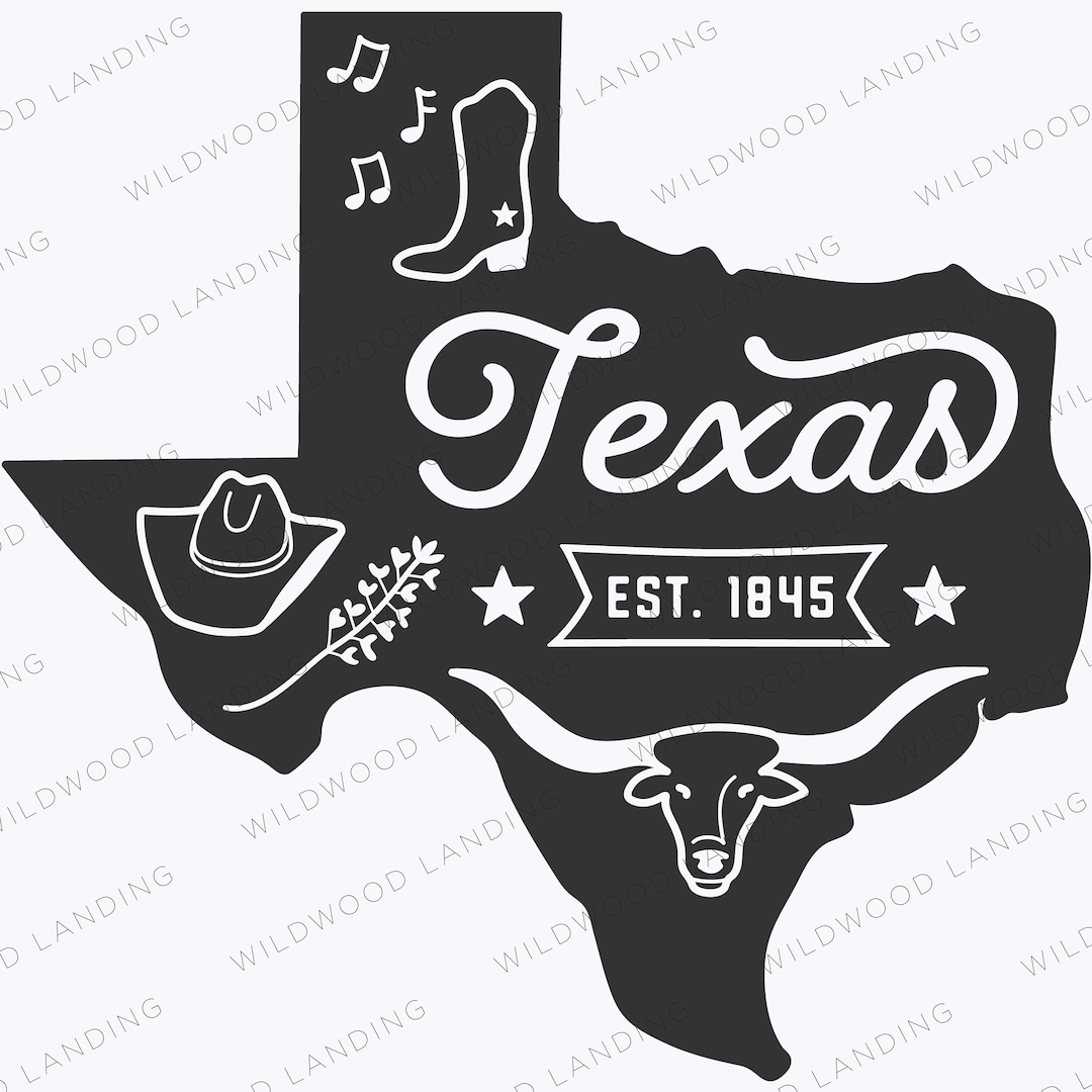 Texas State Icon - Etsy