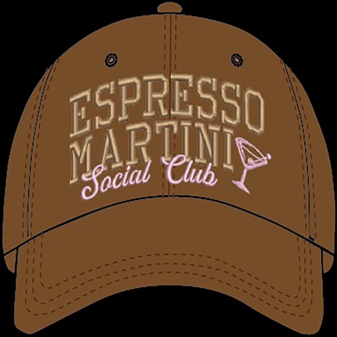 Espresso Martini Social Club Hat - Etsy