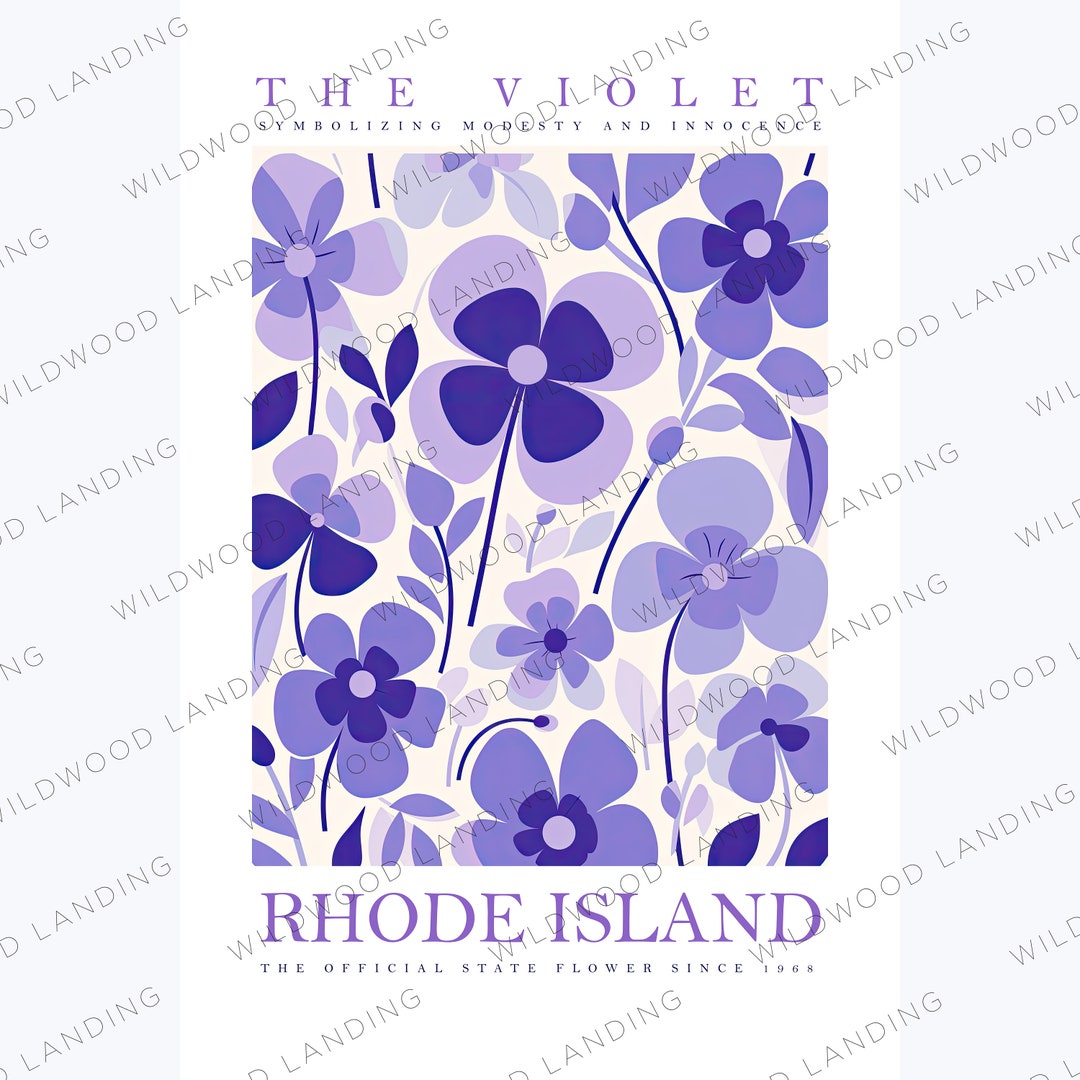 Rhode Island State Flower - Etsy