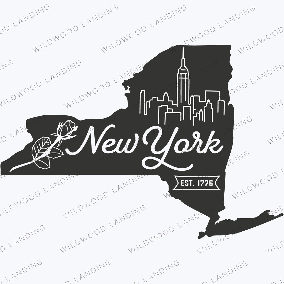 New York State Icon - Etsy