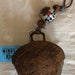 Rusty Vintage Bell, Rusty Bell, Vintage Cow Bell, Beaded String Bell ...
