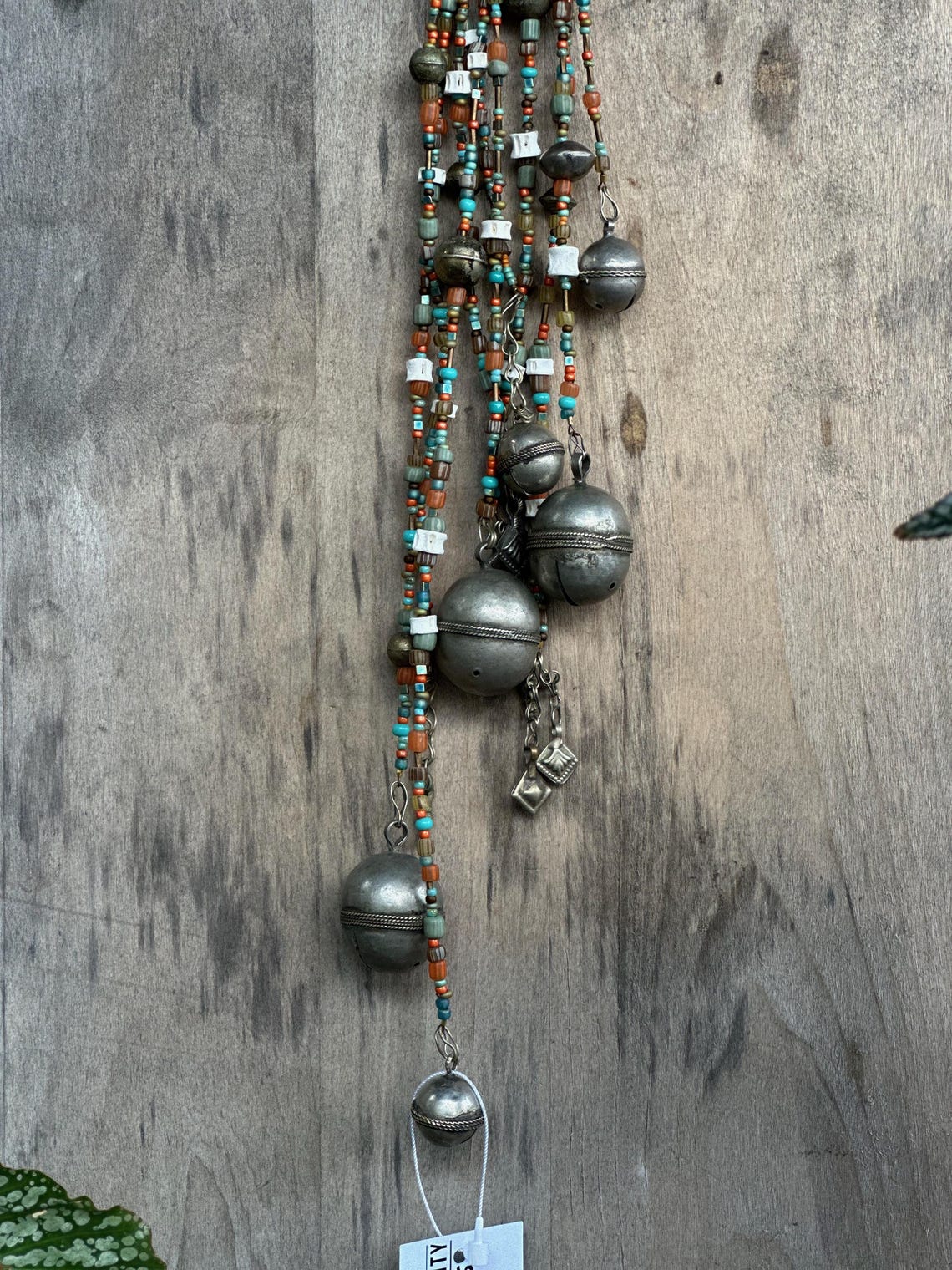 Vintage Cluster Bells, Turkman Kuchi Bells, Beaded Cluster Chimes ...