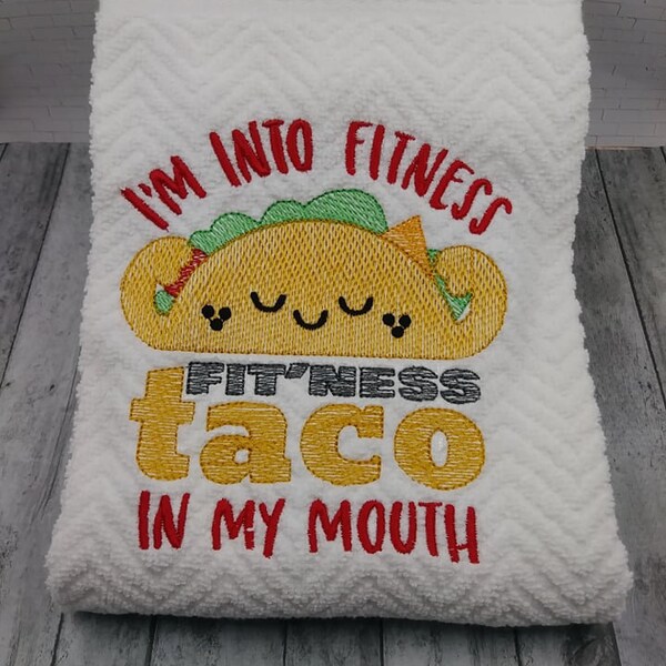 Taco Tuesday Embroidery File - Etsy
