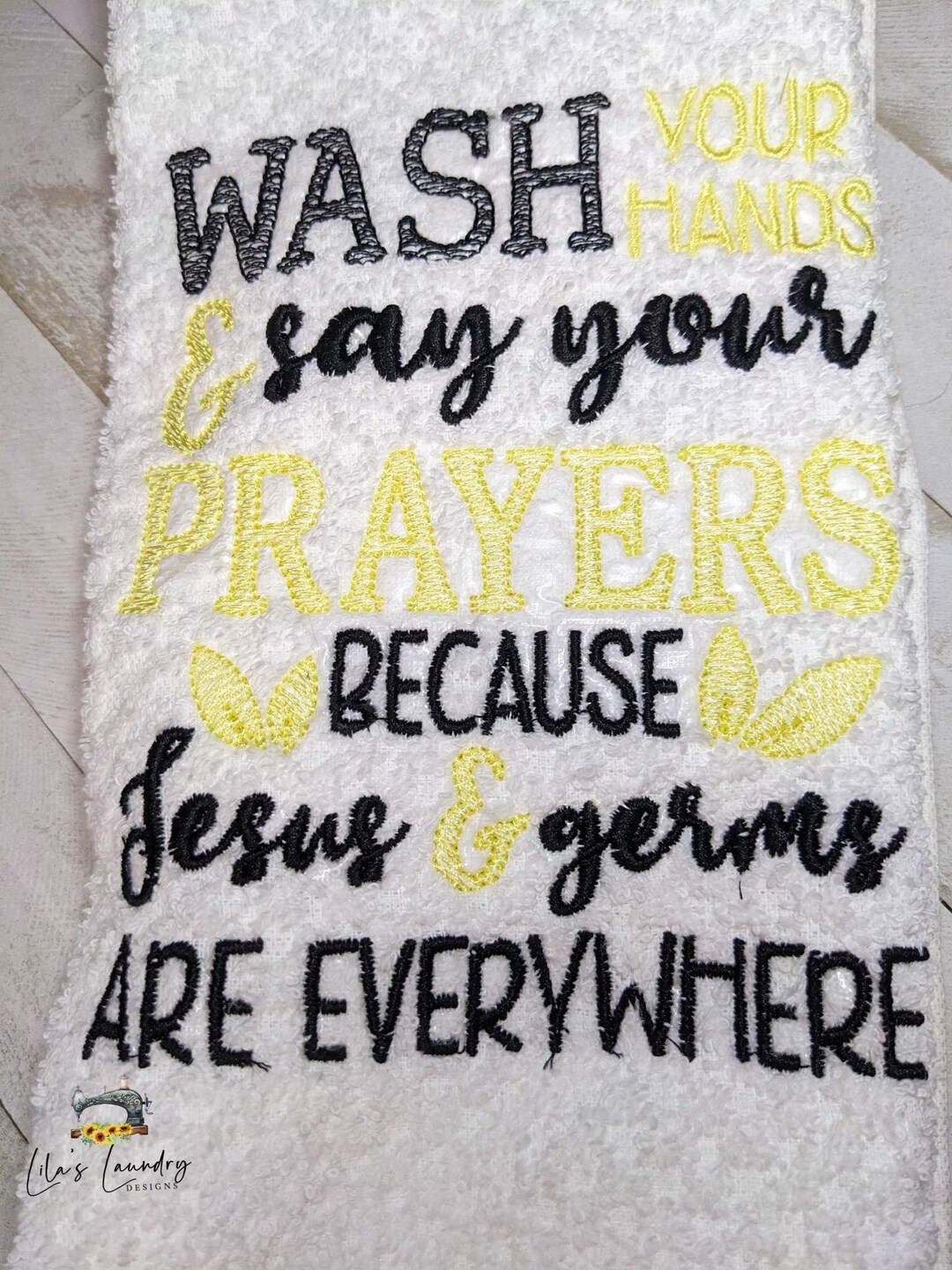 Jesus and Germs - 3 Sizes Included- Embroidery Design - DIGITAL ...