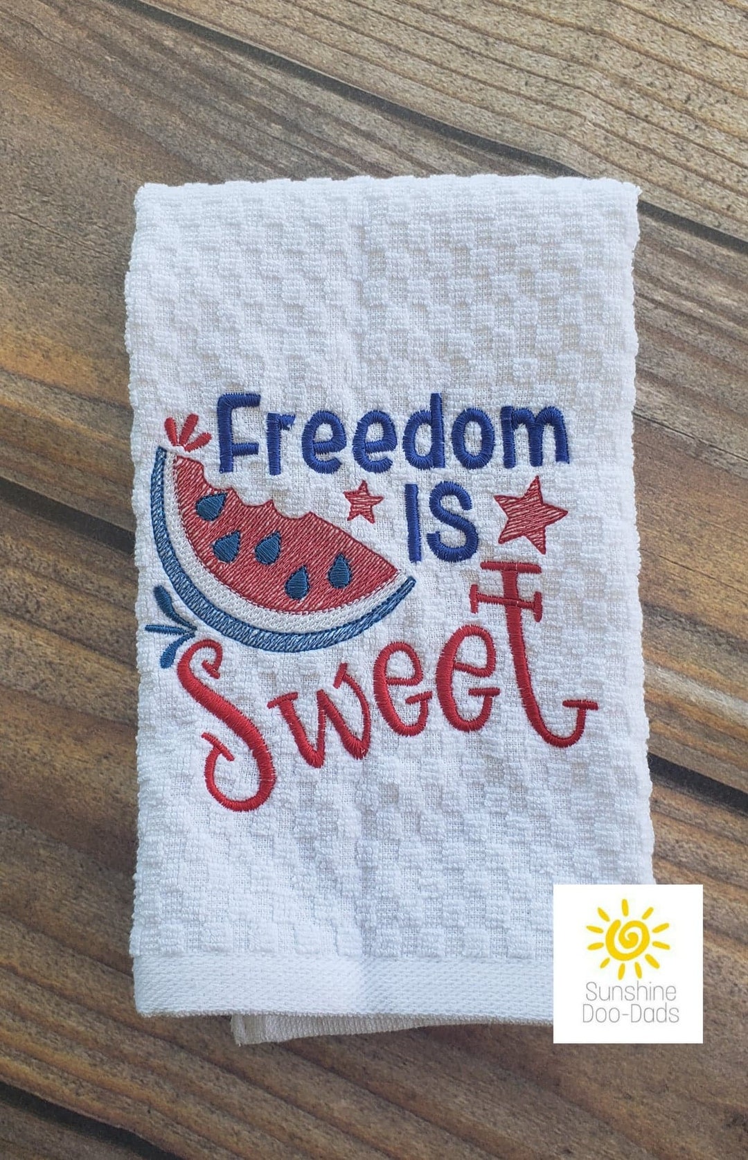 Freedom is Sweet - 4 Sizes Included- Embroidery Design - DIGITAL ...