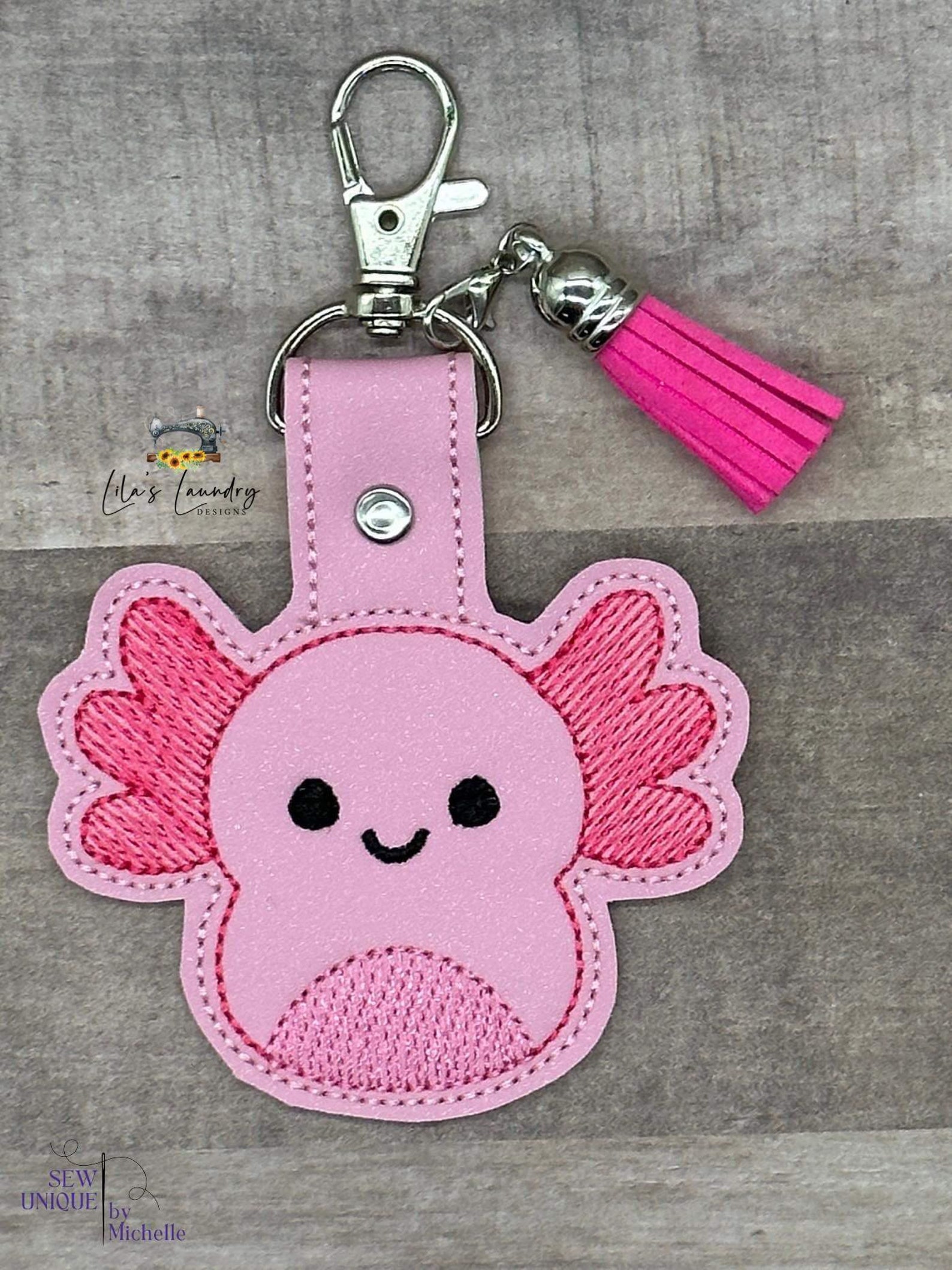 Axolotl Squish Squad Fobs Embroidery Design DIGITAL - Etsy
