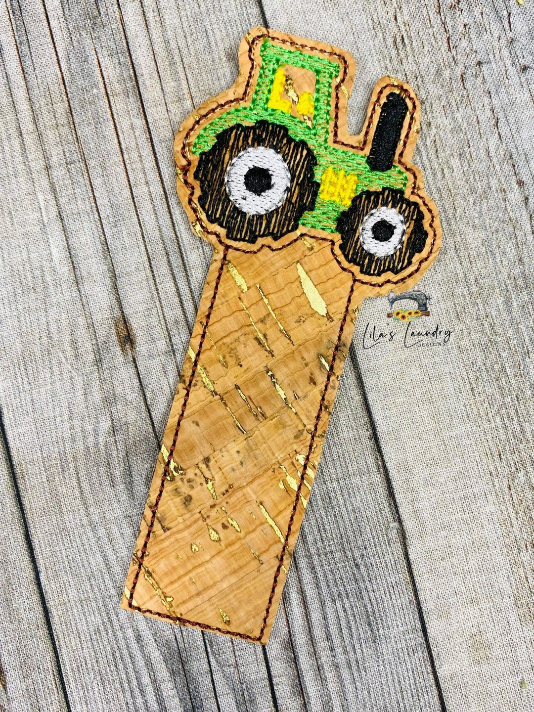 Tractor Bookmark 4x4 & 5x7 Grouped Included- DIGITAL Embroidery DESIGN ...