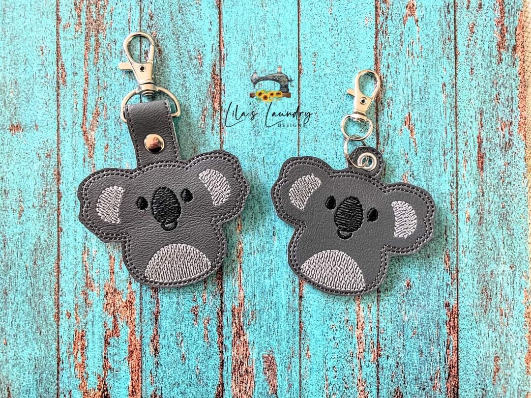 Koala Squish Squad Fobs - Embroidery Design - DIGITAL Embroidery DESIGN ...
