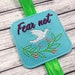 ITH Fear Not Book Band 4x4 DIGITAL Embroidery DESIGN - Etsy