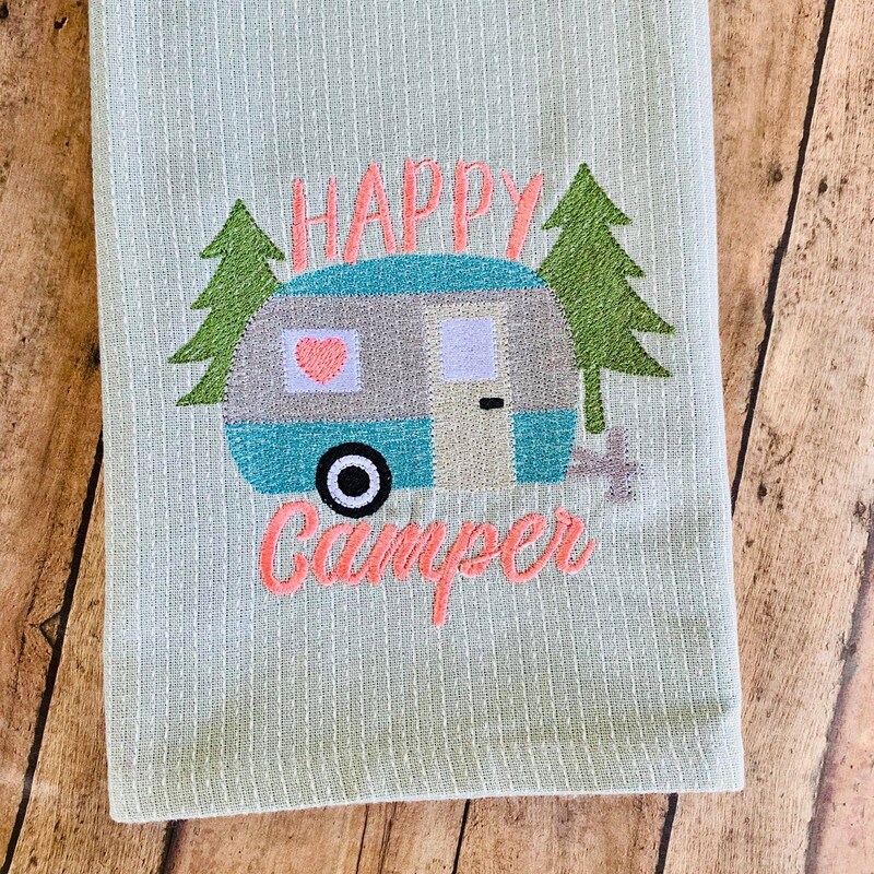 Camper Embroidery - Etsy
