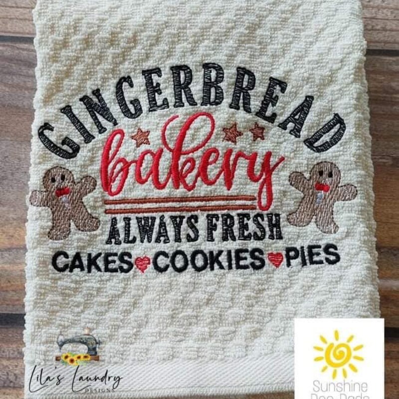 Bakery Embroidery - Etsy
