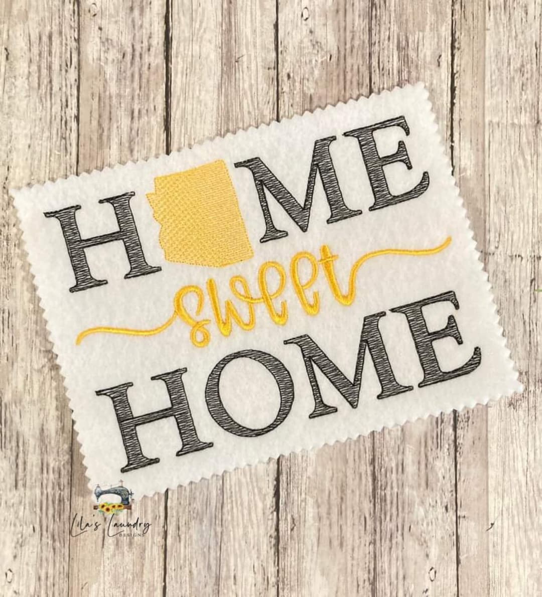 Home Sweet Home Arizona - 4 Sizes Included- Embroidery Design - DIGITAL ...