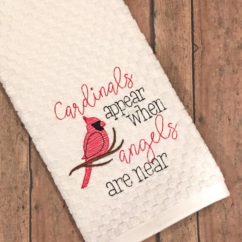 Cardinal Embroidery - Etsy