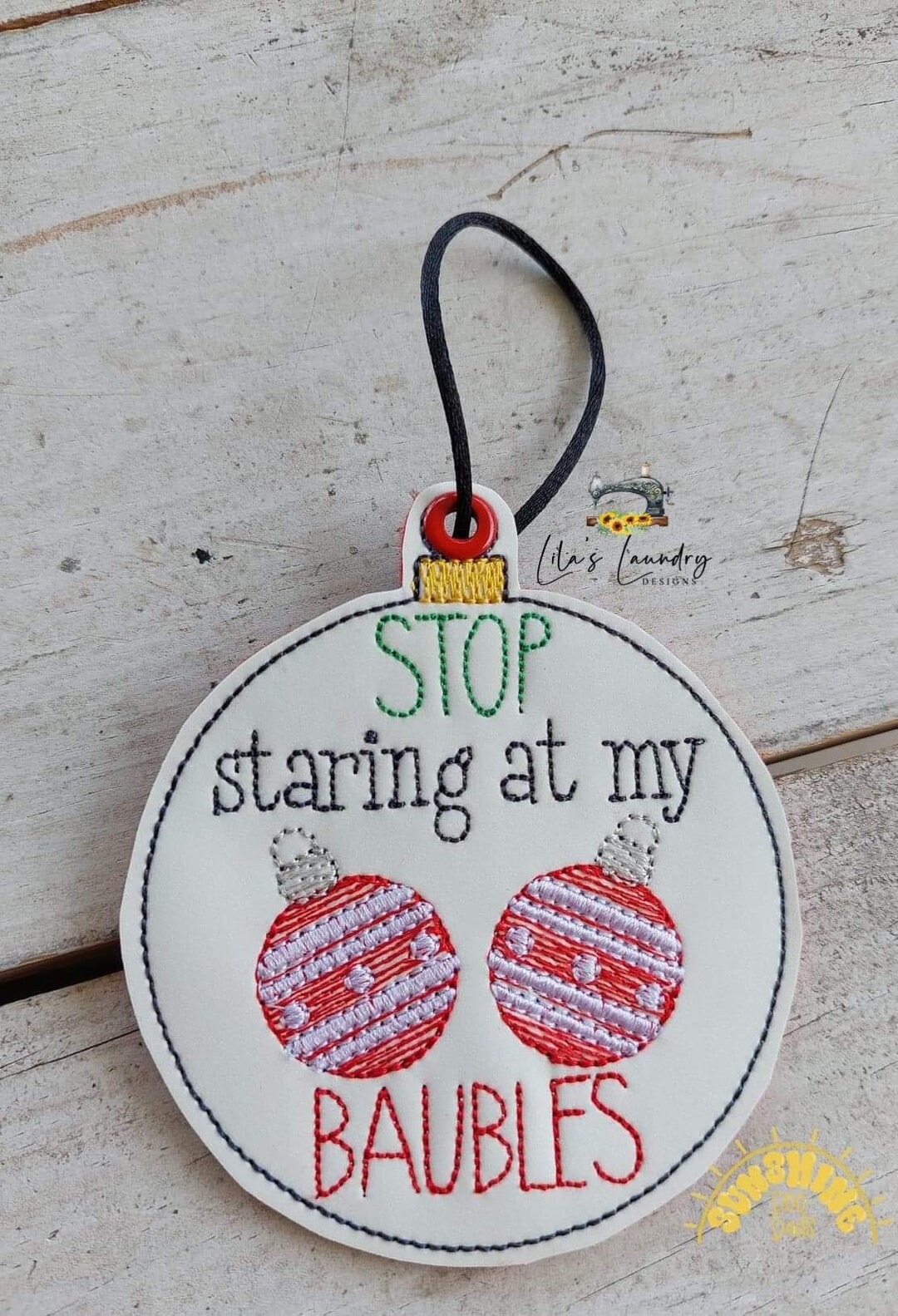 Stop Staring Ornament - Embroidery Design - DIGITAL Embroidery DESIGN - Etsy