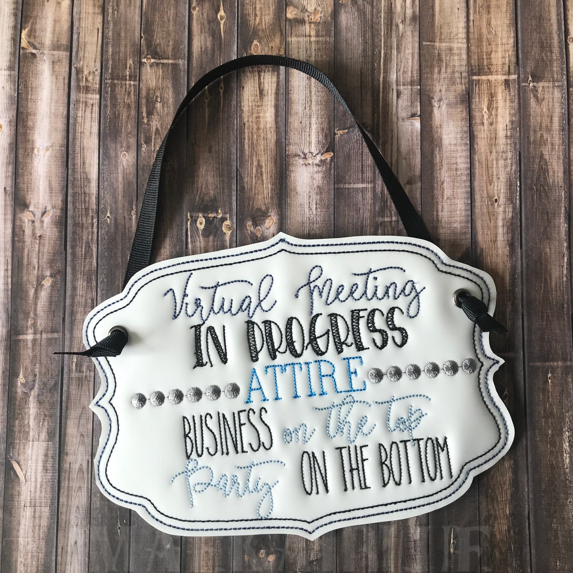 ITH Virtual Meeting Door Hanger 3 Sizes Included - Etsy