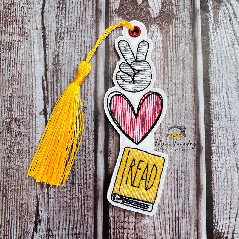 Reading Embroidery Design - Etsy