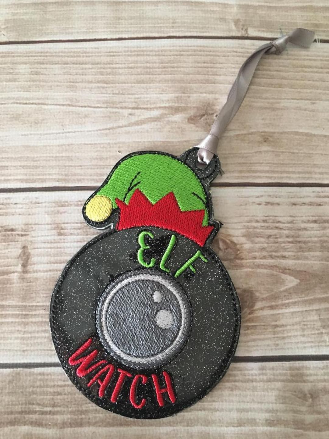 ITH Elf Watch Ornament 4x4 and 5x7 Grouped Included- Embroidery Design ...