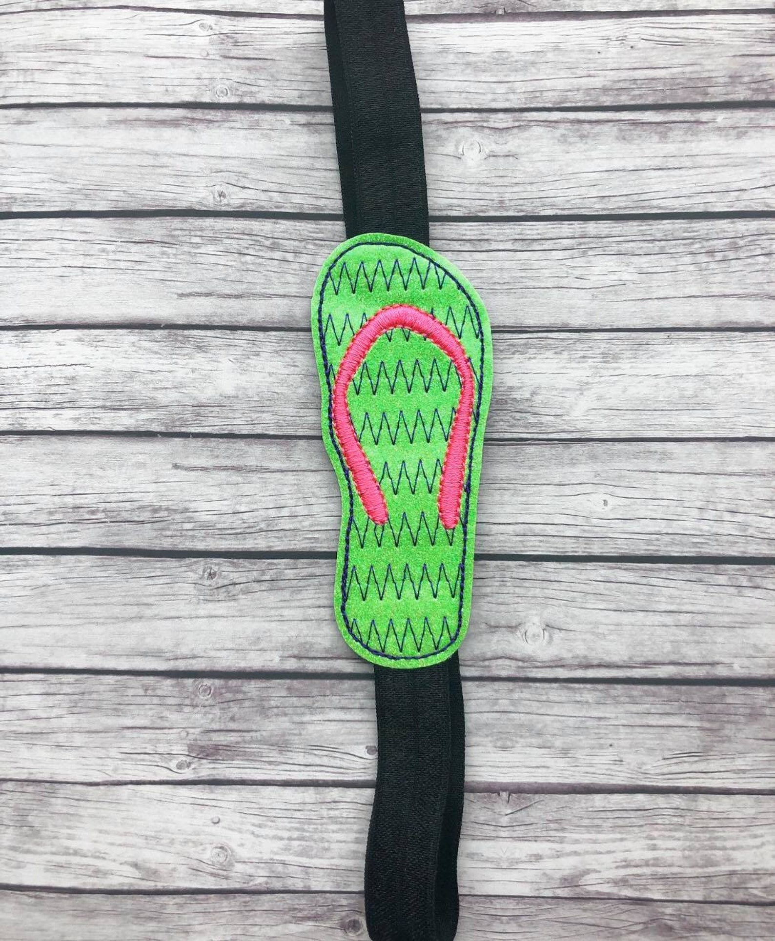 ITH Flip Flop Book Band 4x4 DIGITAL Embroidery DESIGN - Etsy