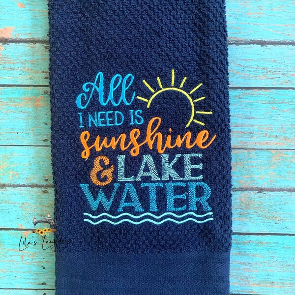 Lake Embroidery Designs - Etsy