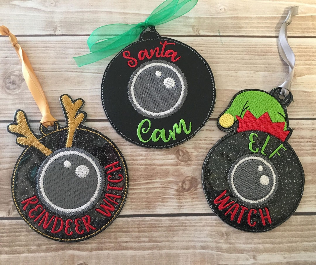 ITH Camera Watch Ornament Set of Three- 4x4 and 5x7 Grouped Included ...