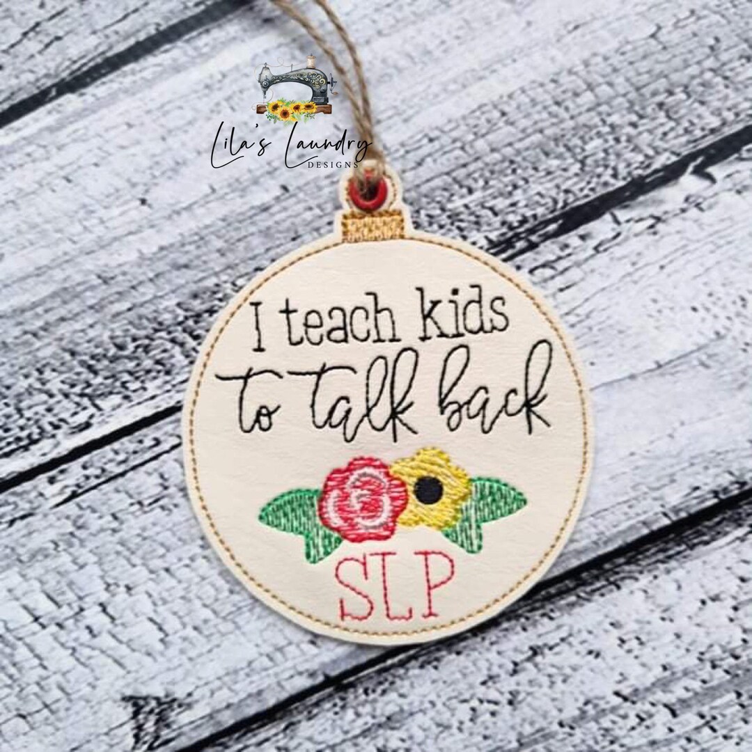 SLP Ornament 4x4 and 5x7 Included Embroidery Design DIGITAL Embroidery ...
