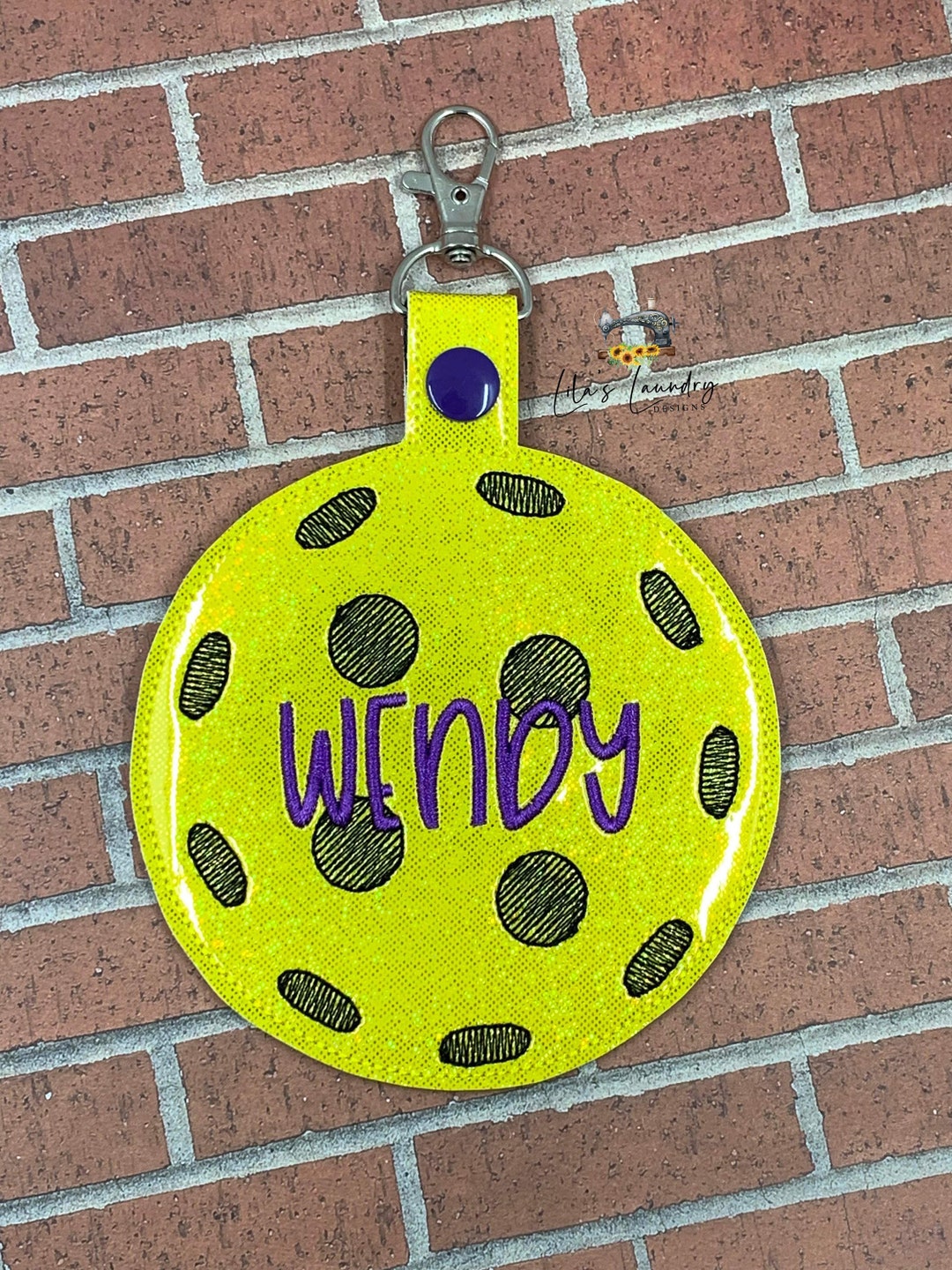 Pickleball Bag Tag 5x7 - Embroidery Design - DIGITAL Embroidery DESIGN ...