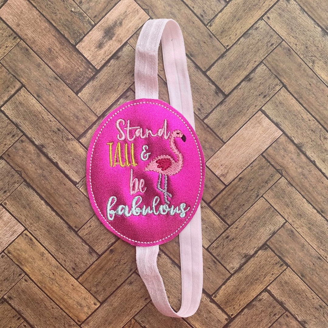 ITH Stand Tall & Be Fabulous Book Band 4x4 - DIGITAL Embroidery DESIGN ...