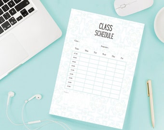 Plant Themed Class Planner for University College School Students PDF ...