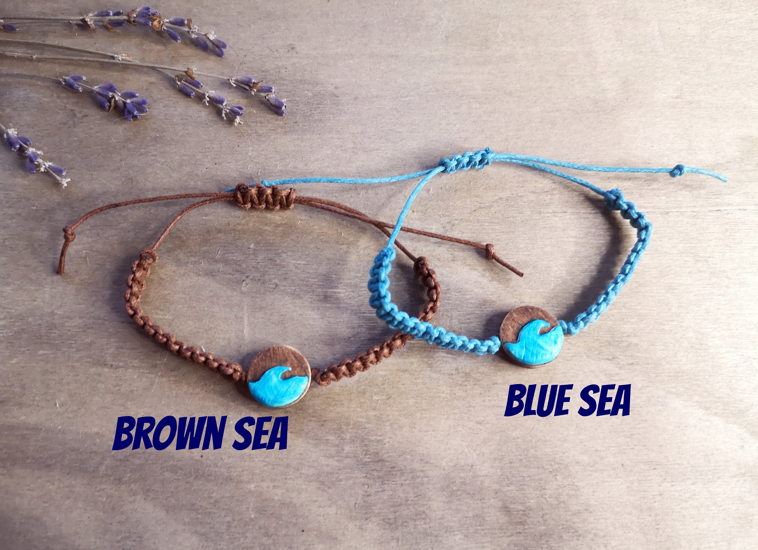 Sea Bracelet, Hills Bracelet, Ocean Bracelet, Adjustable Bracelet ...