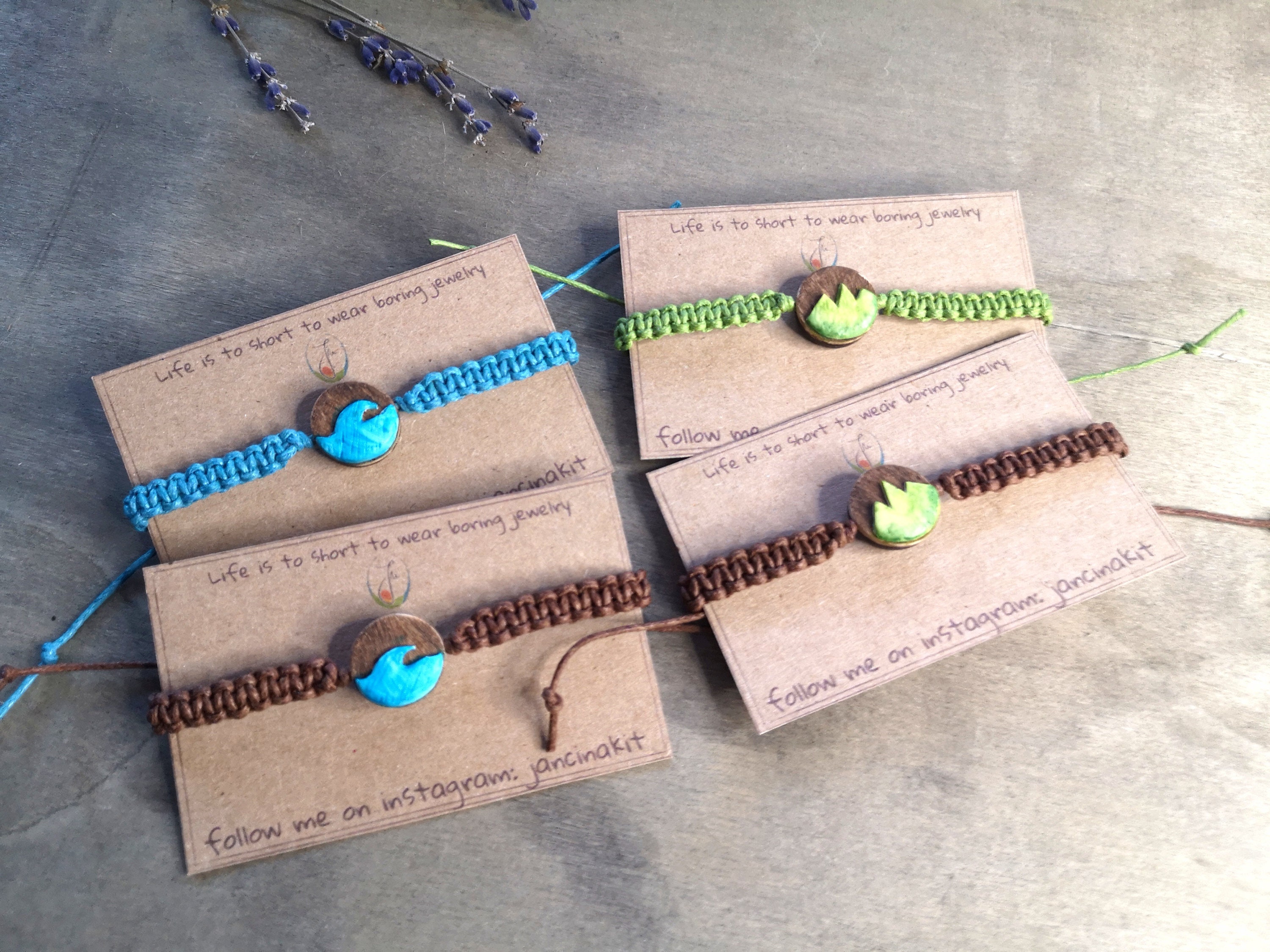 Sea Bracelet, Hills Bracelet, Ocean Bracelet, Adjustable Bracelet ...