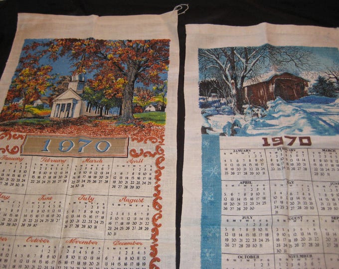Vintage 1970 Game Hunting Calendar - Etsy