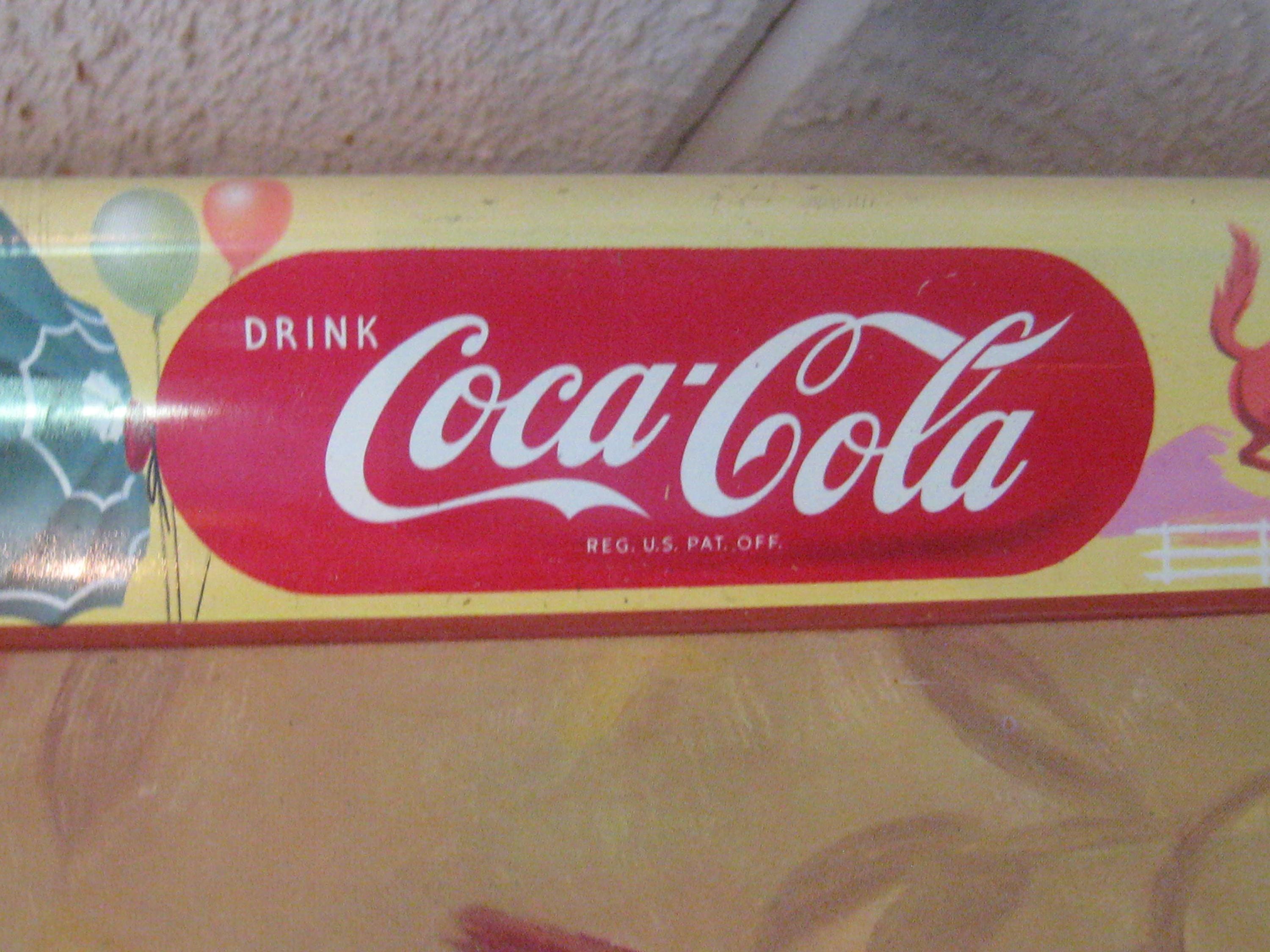 Vintage Coca-cola Tray, Decorative Metal Coke Tray, Menu Girl Pretty ...