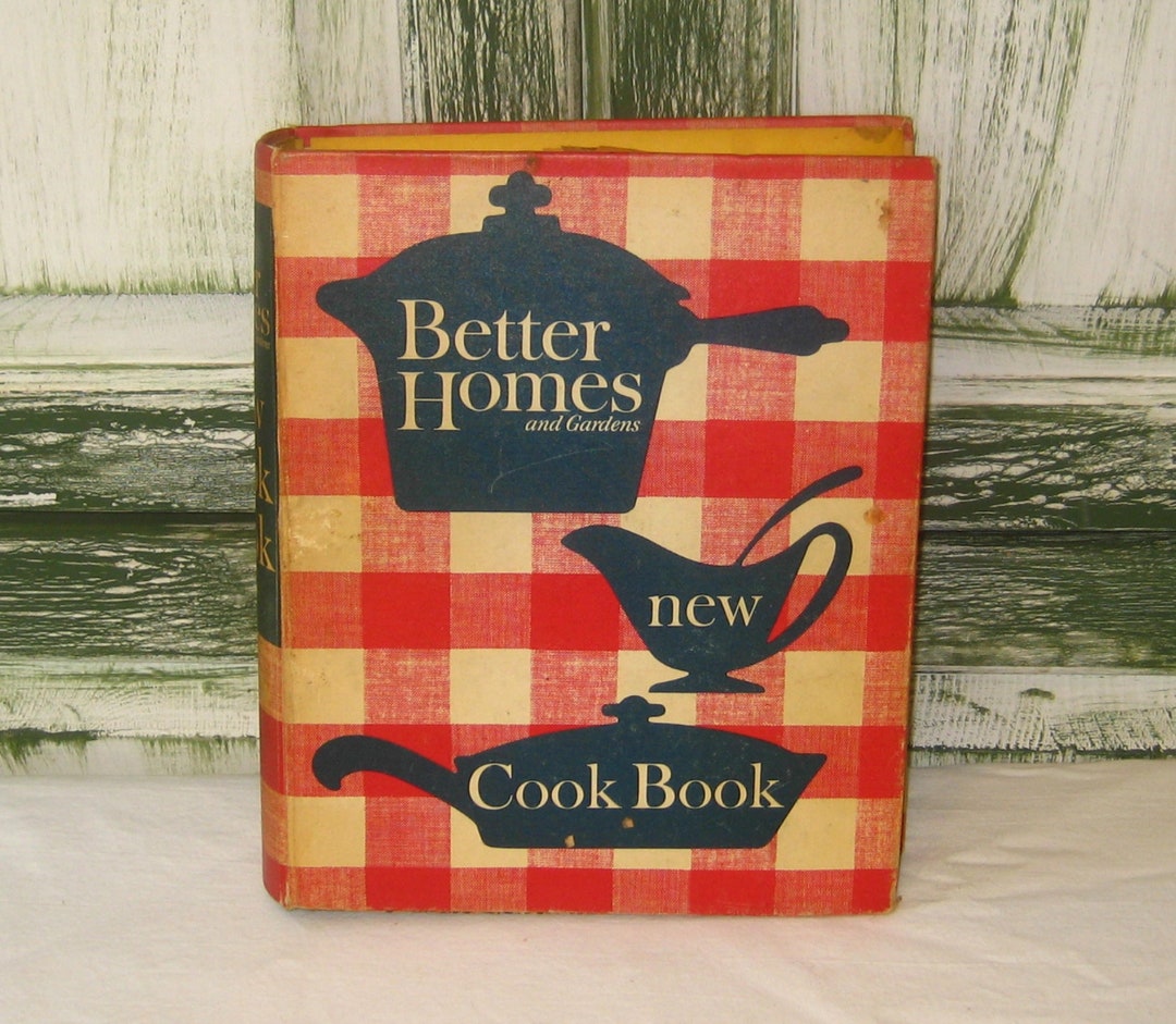 Vintage Better Homes and Gardens Cook Book, Mid Century 50s 60s, Red ...