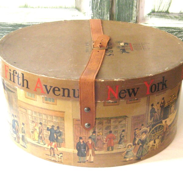 Victorian Hat Box - Etsy