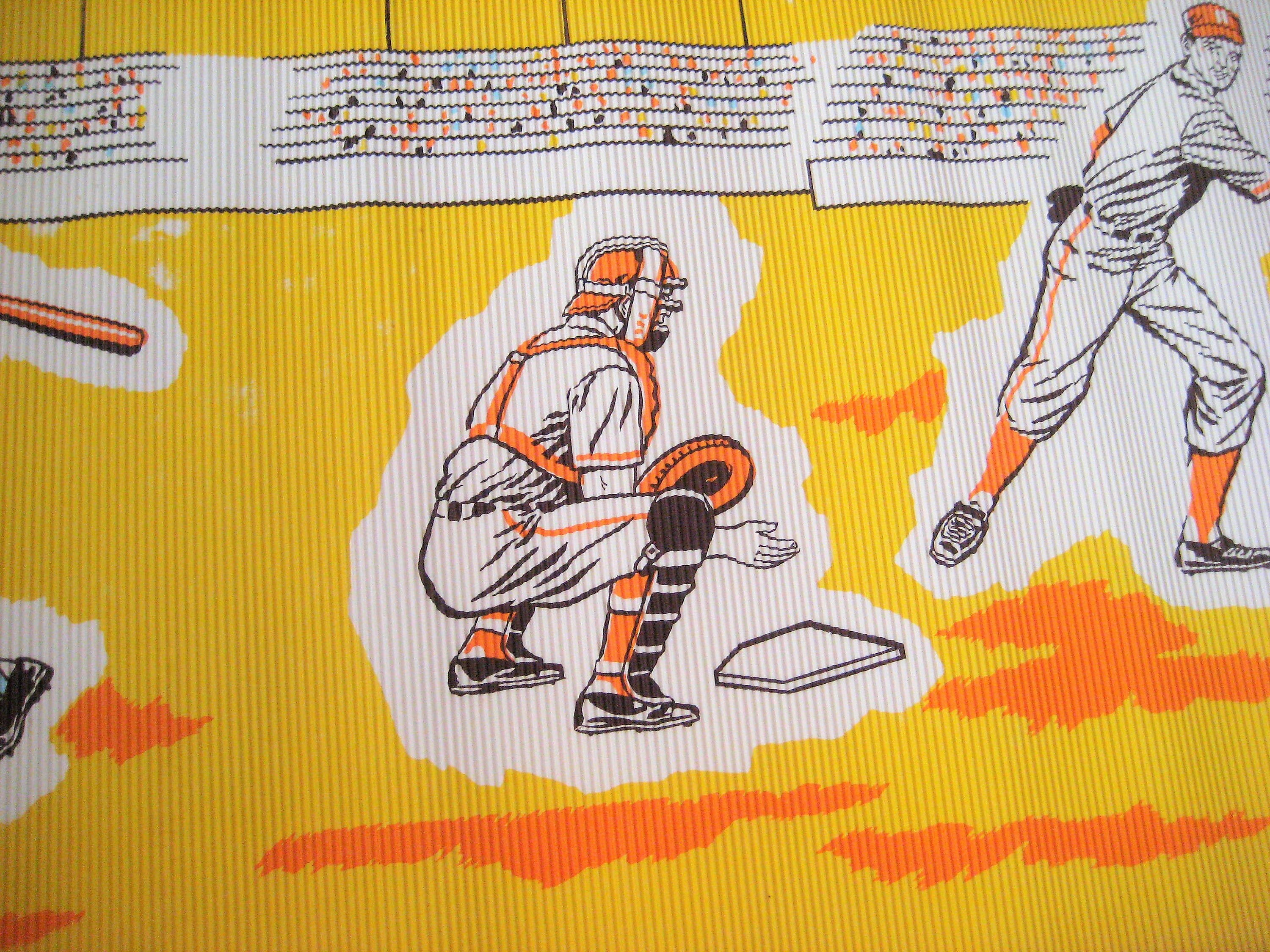 Baseball Border Paper