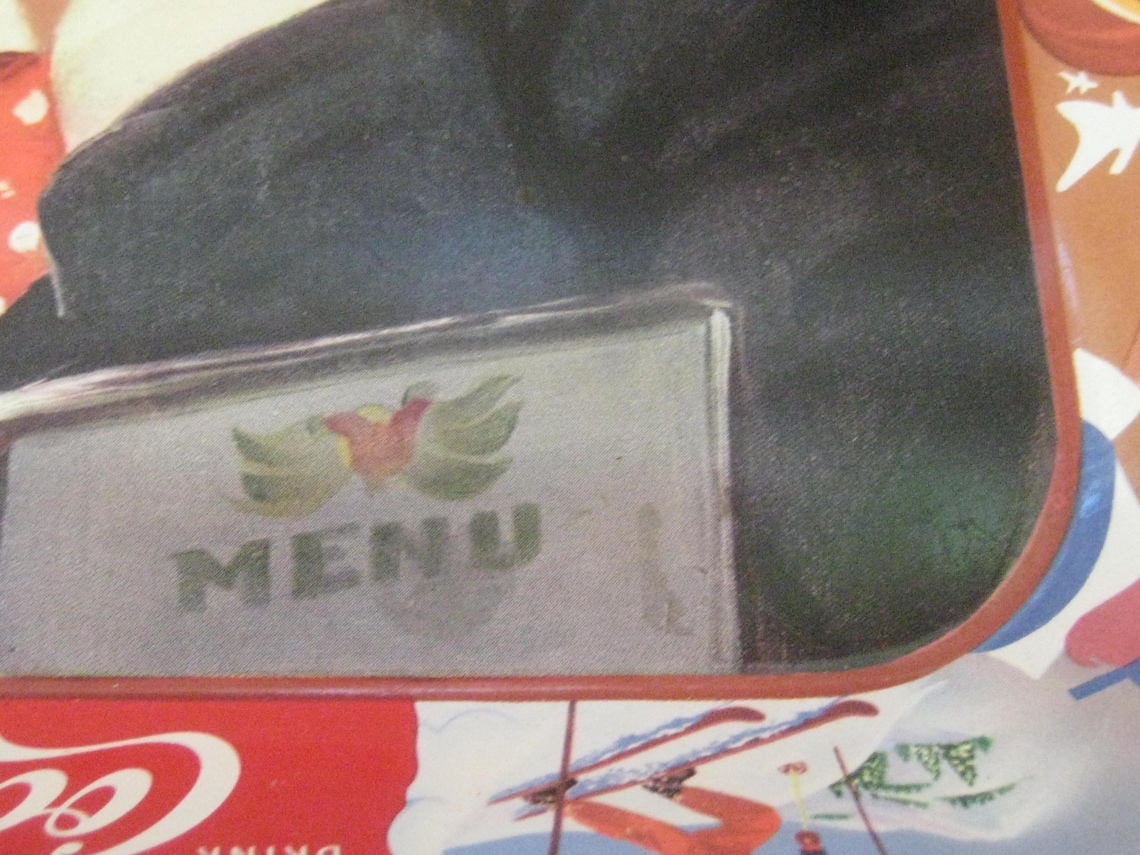 Vintage Coca-cola Tray, Decorative Metal Coke Tray, Menu Girl Pretty ...
