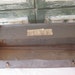 Long Narrow Metal Tool Box, Rustic Distressed, Primitive Thin Box ...