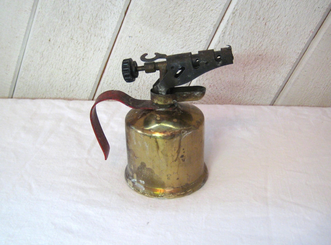 Antique Turner Brass Blow Torch, Hand Held Tool, Turner Brass Works Co ...