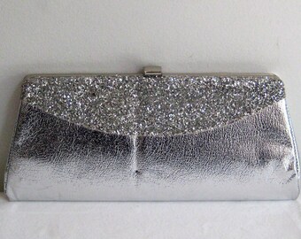 Silver Clutch Bag | Etsy