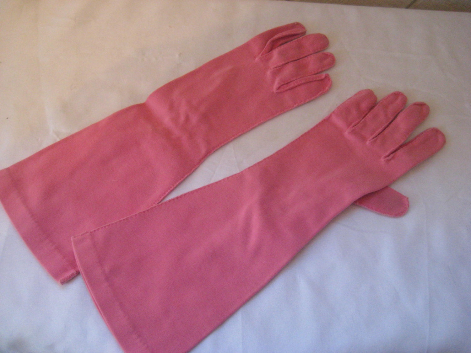 Pink Long Gloves Summer Gloves Tea Garden Party Gloves - Etsy