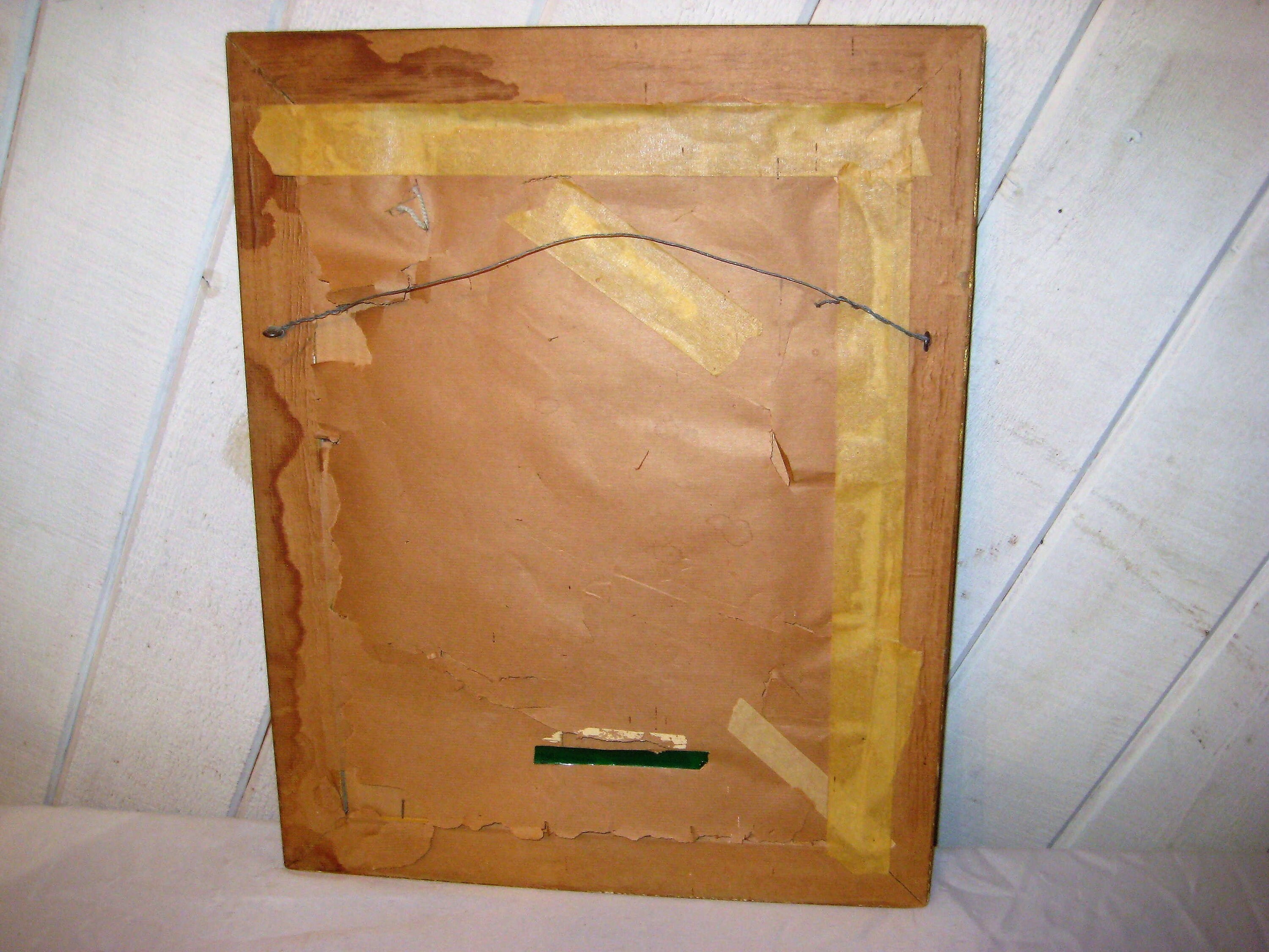 Orpha Klinker Pastel Portrait Painting, Vintage Framed Picture of Young ...