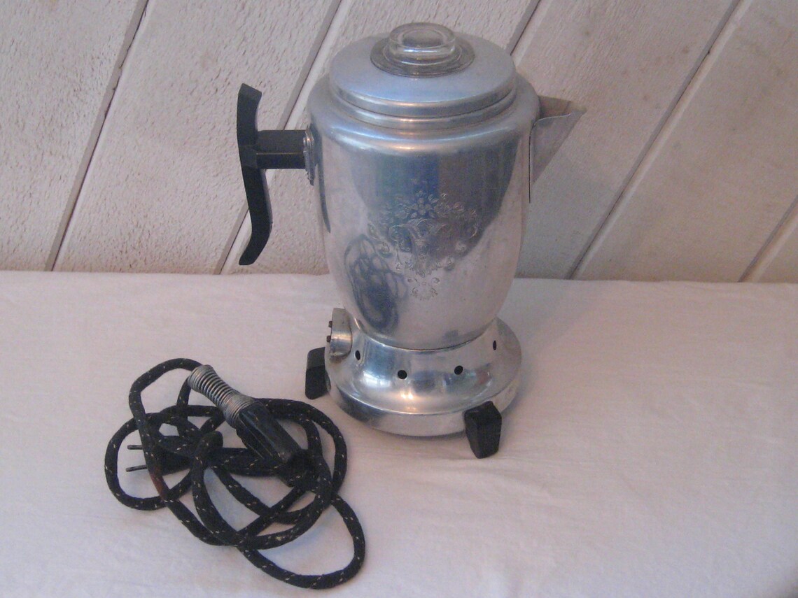 Vintage electric peculator display only movie prop coffee | Etsy