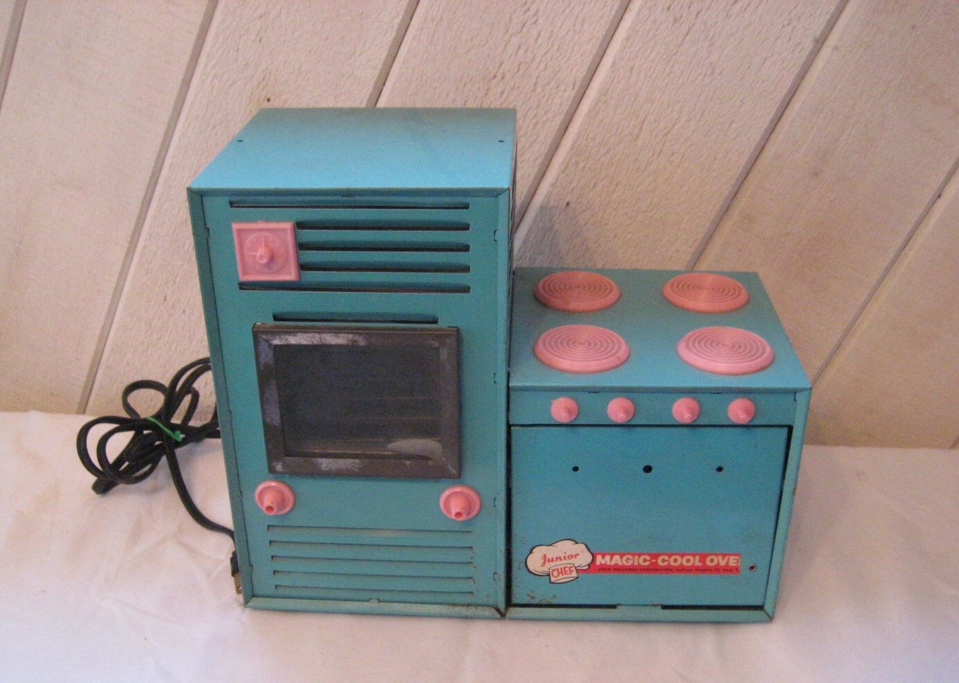 Vintage toy tin oven Junior chef Magic Cool Oven old metal | Etsy