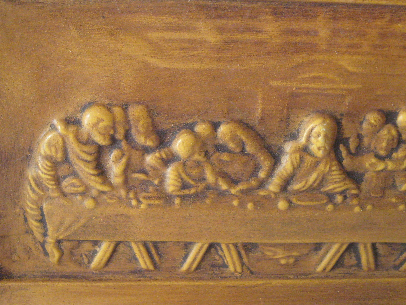 Ceramic Last Supper Plaque, Wall Hanging, Religious Wall Decor, Jesus ...