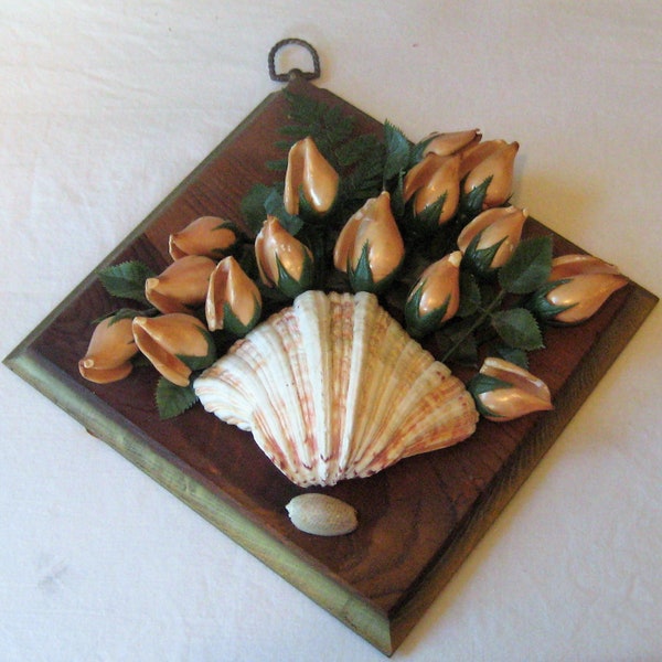 Wood Clam Shell Art - Etsy Wood Clam Shell Art - Etsy