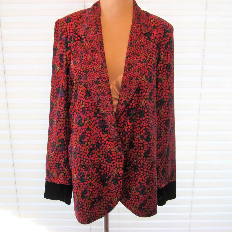 Geometric Blazer - Etsy