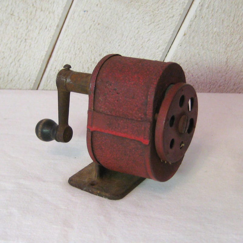 Vintage Pencil Sharpener - Etsy