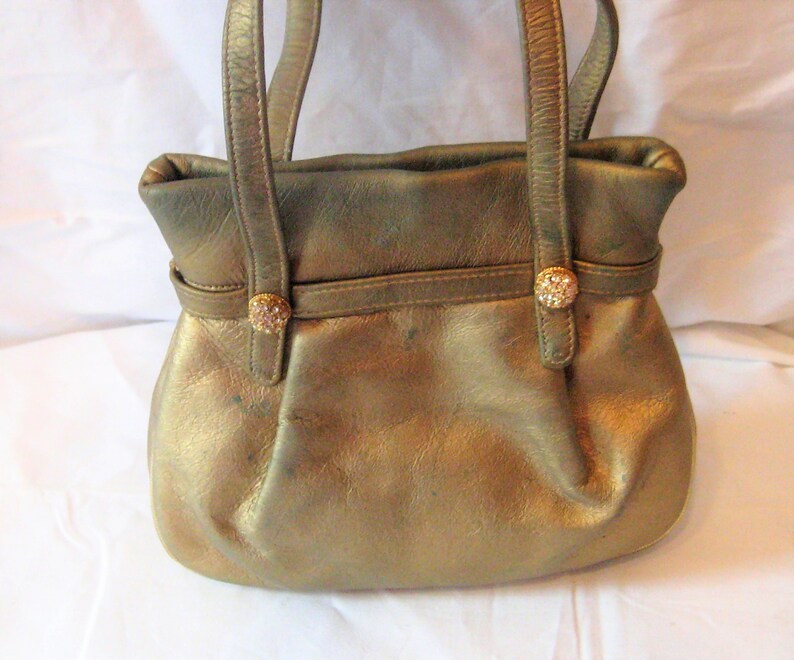 Small Gold Purse Formal Vinyl Clutch Top Handle Bag Glitter - Etsy